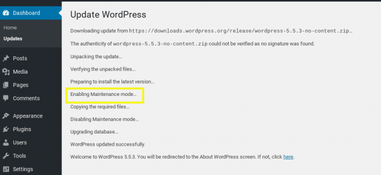 How to fix WordPress Stuck in Maintenance Mode – MangoWP Fully Managed WordPress